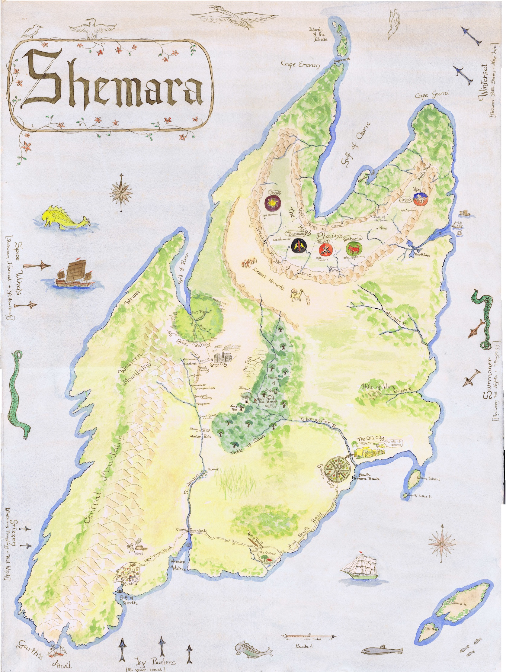 Map of Shemara